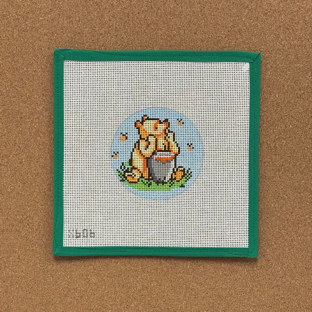 Winnie with Pooh – Greenhouse Needlepoint