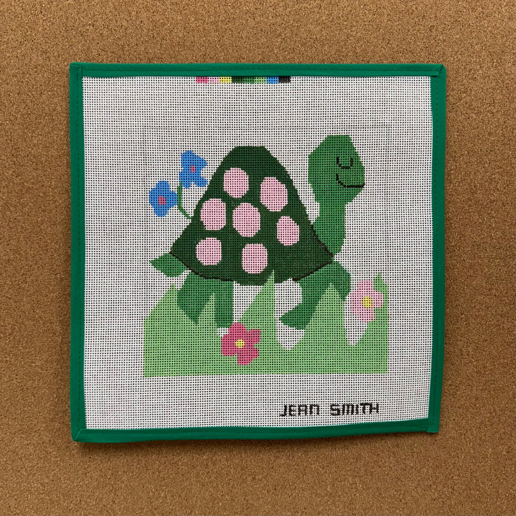 Turtle Square – Greenhouse Needlepoint