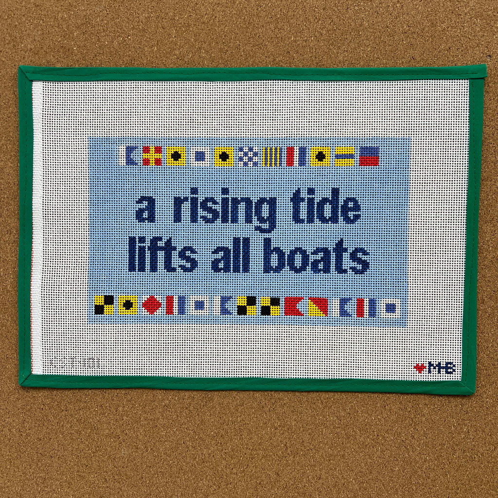 Rising Tide Flags – Greenhouse Needlepoint
