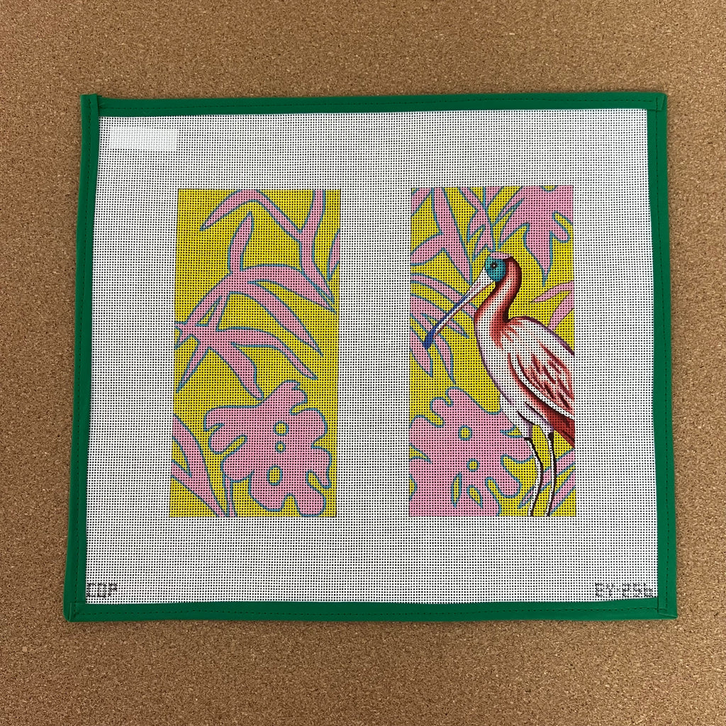 Spoonbill Eyeglass Case – Greenhouse Needlepoint