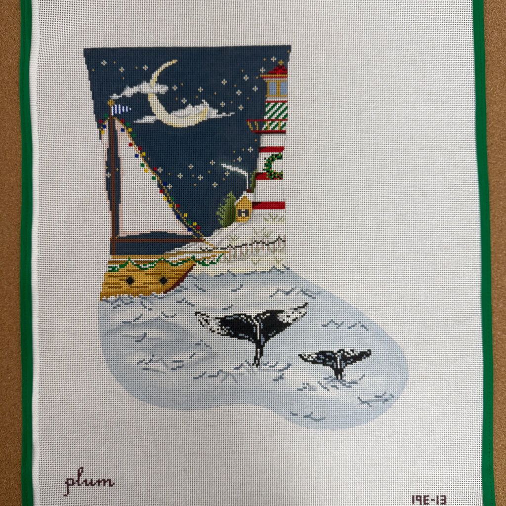 Christmas in Newfoundland Stocking – Greenhouse Needlepoint